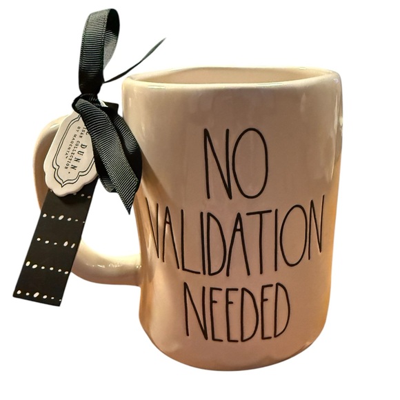 Rae Dunn | Dining | Rae Dunn No Validation Needed Two Sided Mug | Poshmark